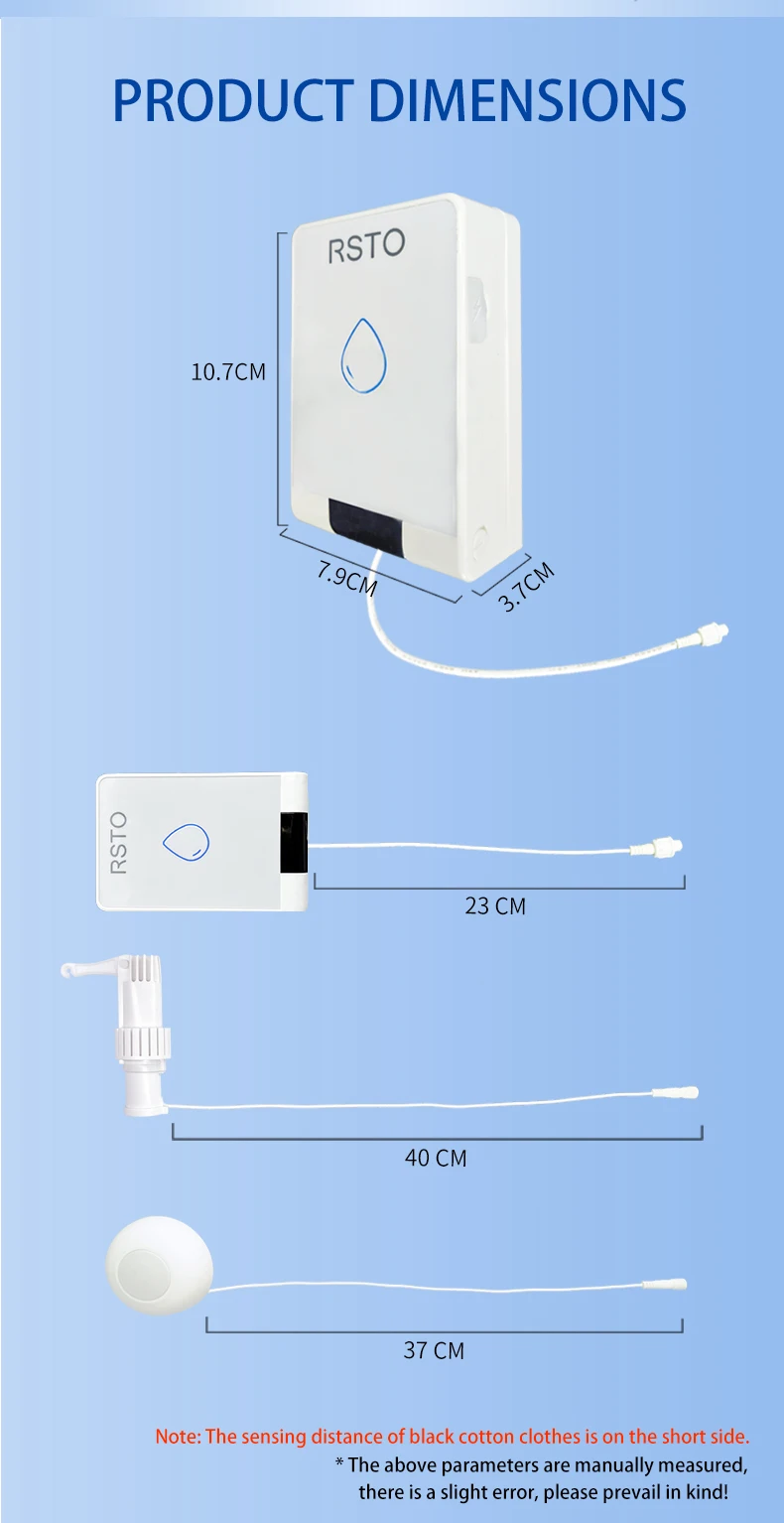 RSTO Automatic Toilet Flushing Sensor - Efficient & Hygienic