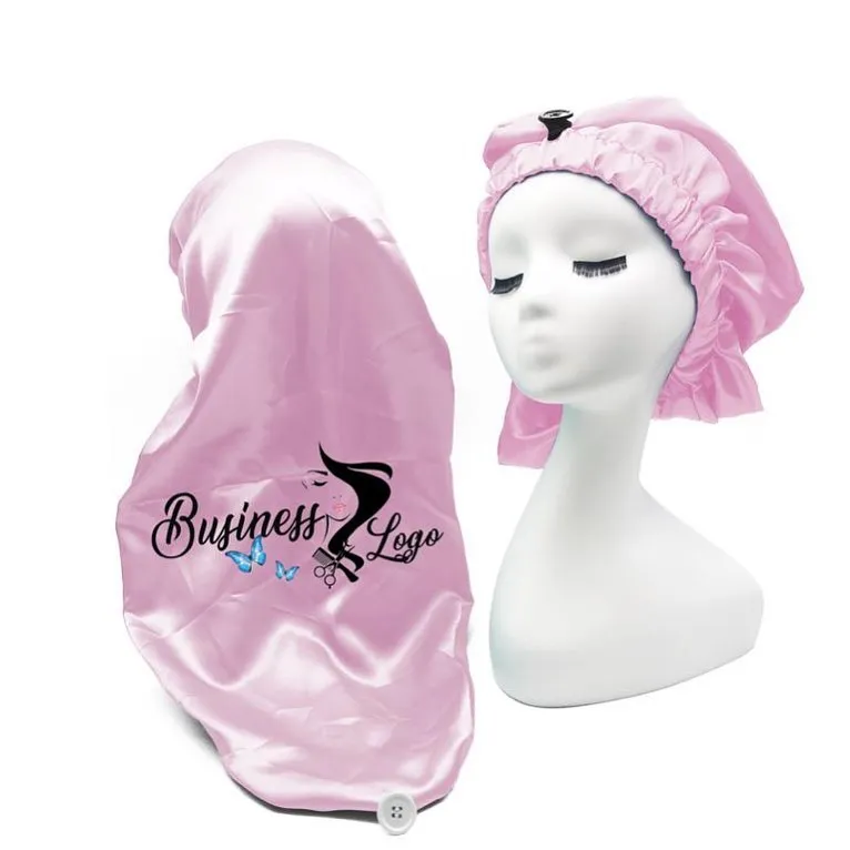 2023 Factory Vendor Reversible Bonnet Edge Wrap Custom Long Band Satin ...