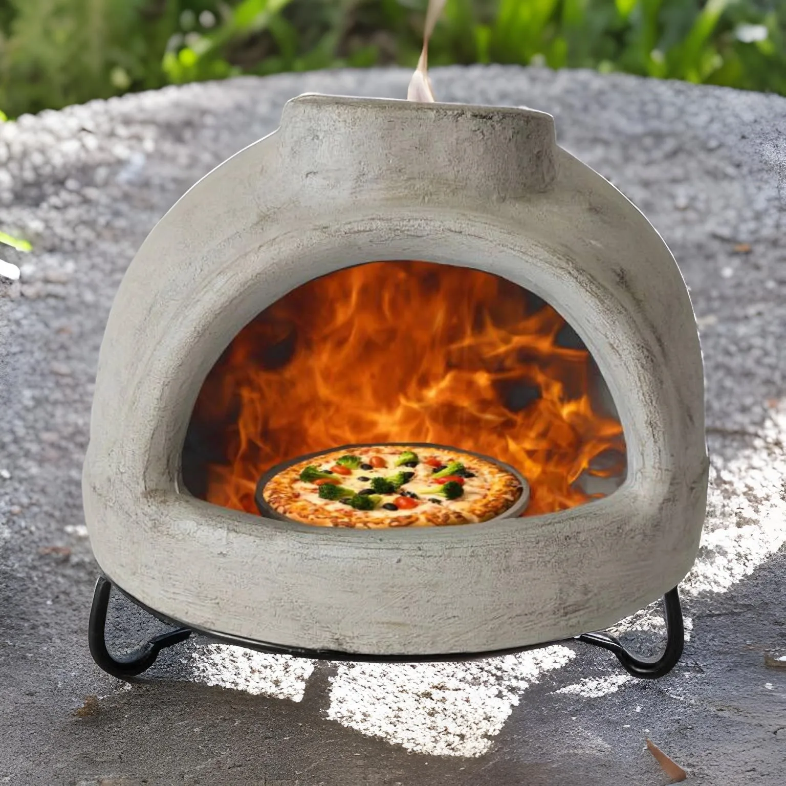 Wood Fired Clay Pizza Oven Restaurant Insulated And Outdoor Pizza Oven ...