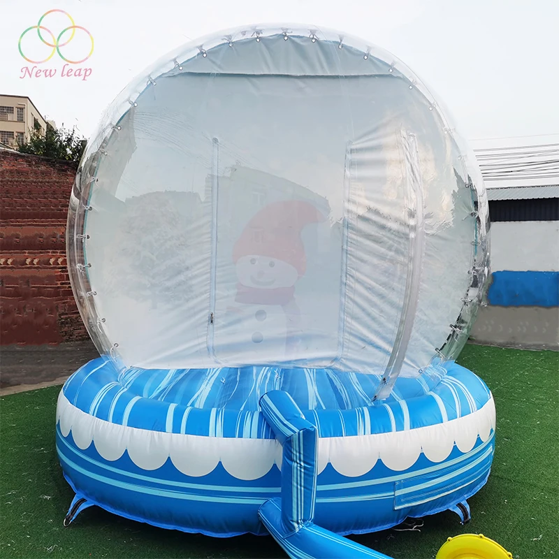 Commercial Life Size Inflatable Snow Globe Backdrop For Entertainment ...