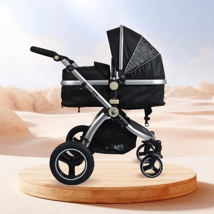 2-in-1 convertible pram with lightweight aluminum construction B2B bulk ...