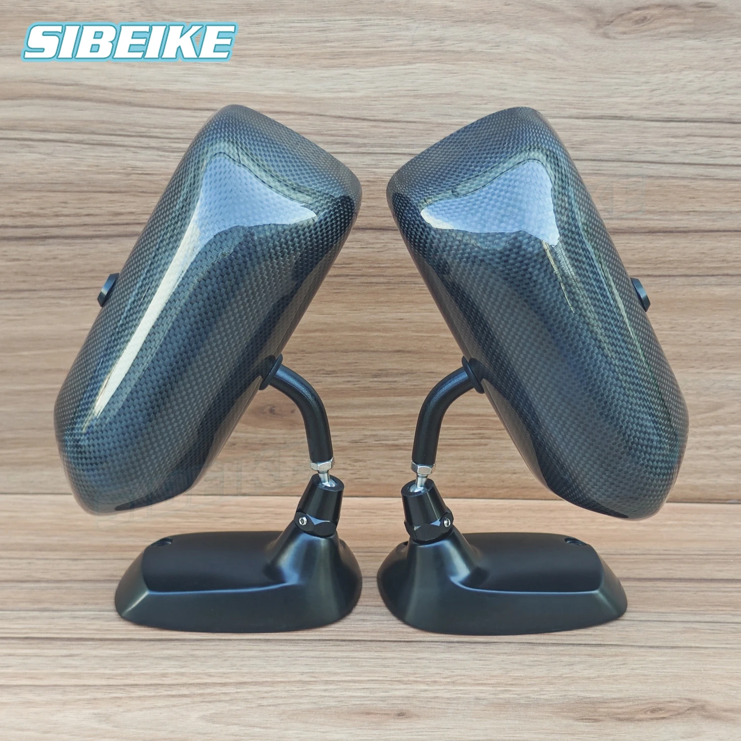 F1 Racing Carbon Craft Square Car Mirror Universal JDM Racing Car Real ...