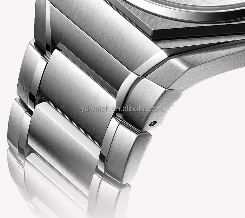 Luxury Natural Meteorite Dial Stainless Steel Watch