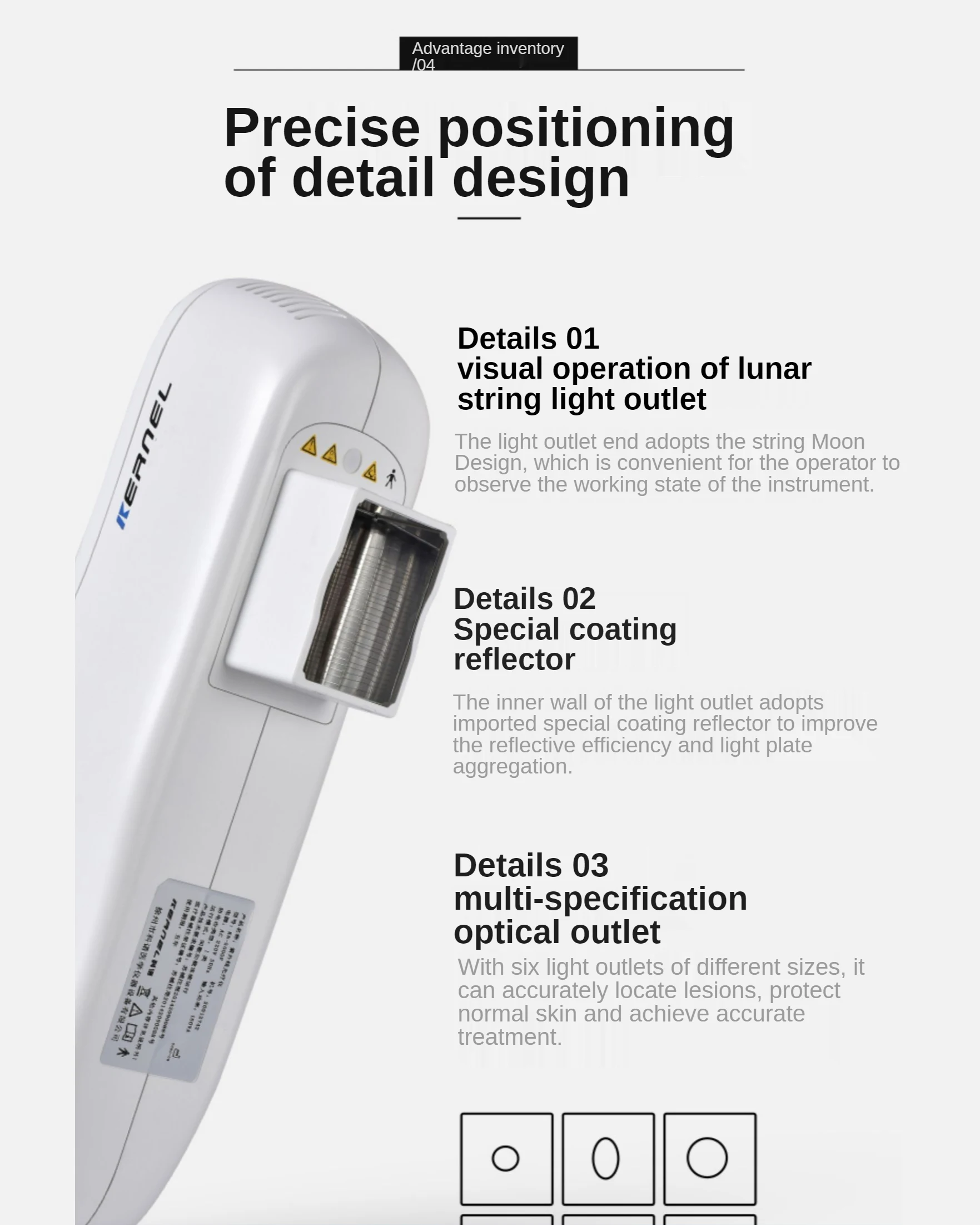308nm Excimer For Vitiligo Treatment Dermatology For Patient Use Uv Phototherapy Units Kn-5000f ...