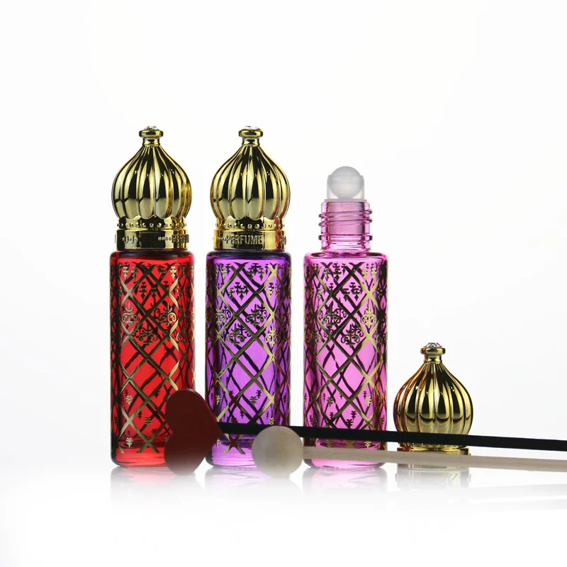 6ml 8ml Luxury Dubai Arabic Middle East Essential Oil Perfume Glass ...