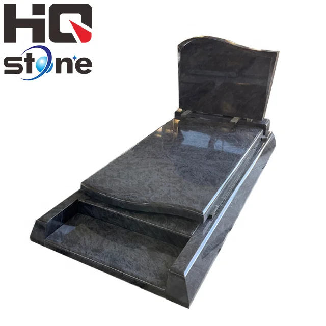 bahamas blue headstone monument headstone bahama blue custom marble ...