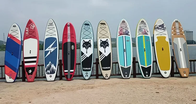 Fayean 2025 Blue Kids Adult Plastic sup Board Electric Jet Fins Surf ...