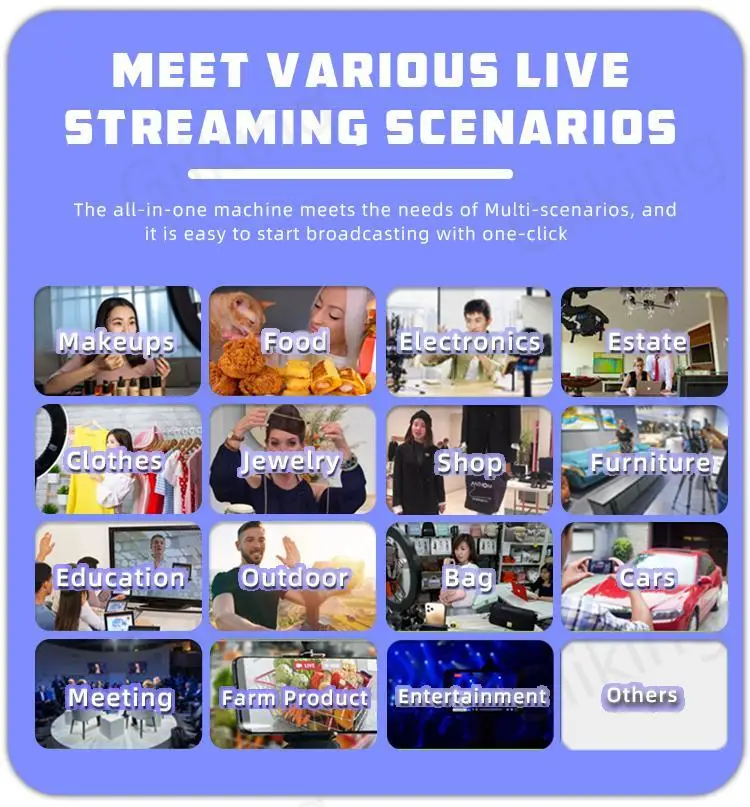 Professional 15.6 Inch 2k Desktop Live Streaming Machine Tiktok ...