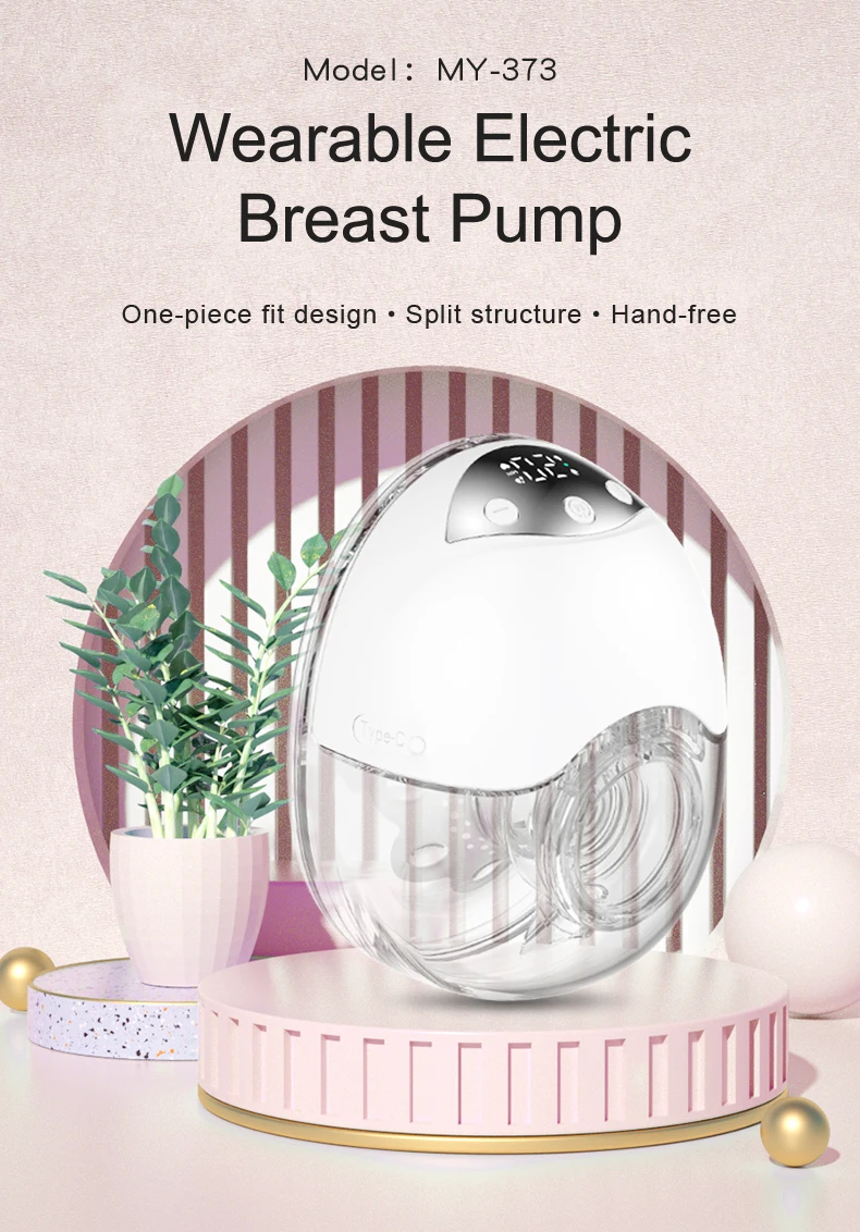 2025 Portable USB Rechargeable Electric Breast Pump with LED Display 4 ...