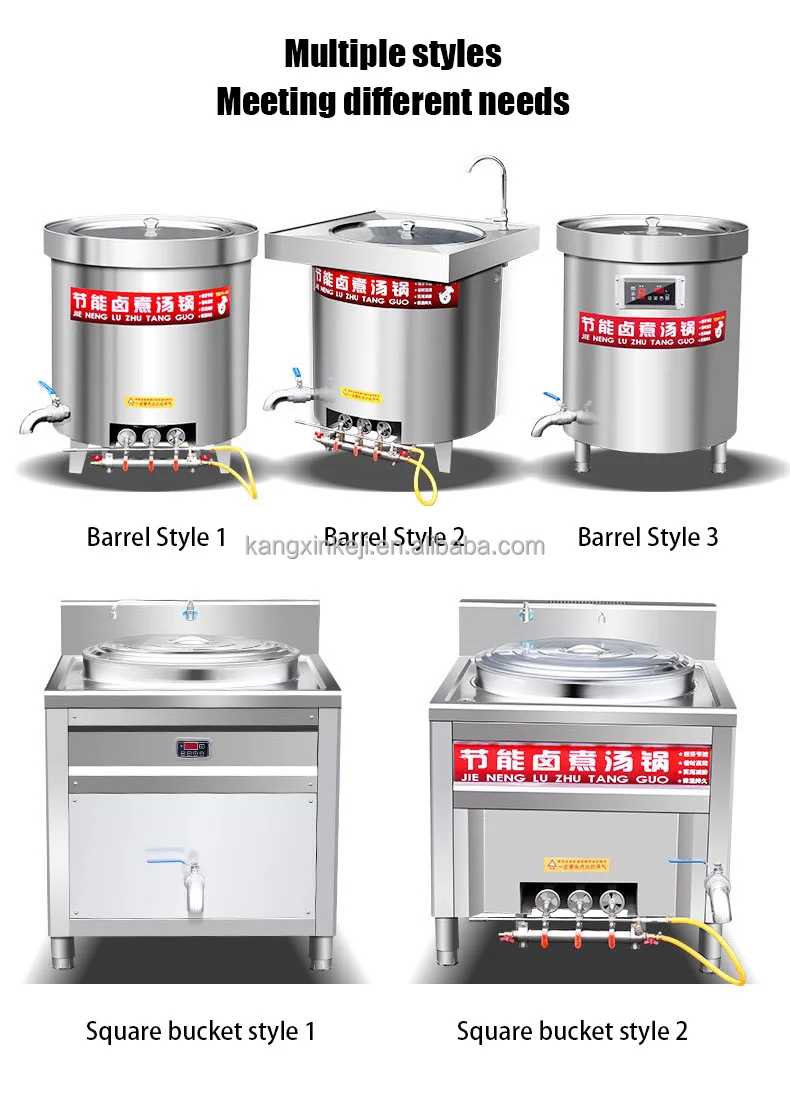 Industrial Milk Corn Rice Chicken Boiling Machine Large Commercial ...