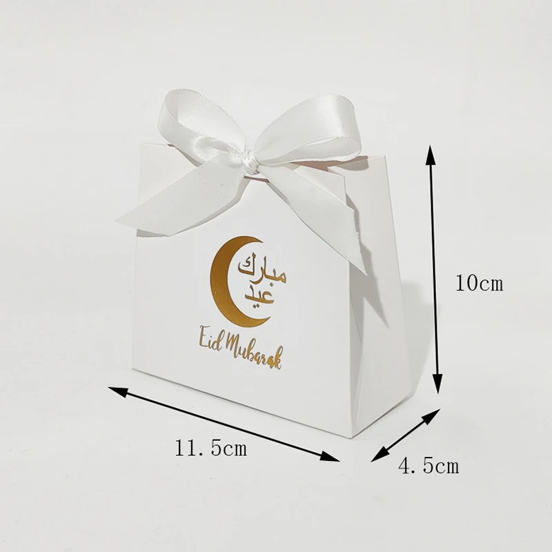 Happy Eid Mubarak Packaging Box Eid Al-adha Favour Paper Gift Bags ...
