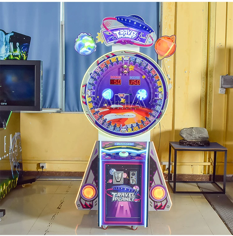 Coin-Operated Wandering Planet Big Turntable Lottery Redemption Arcade ...
