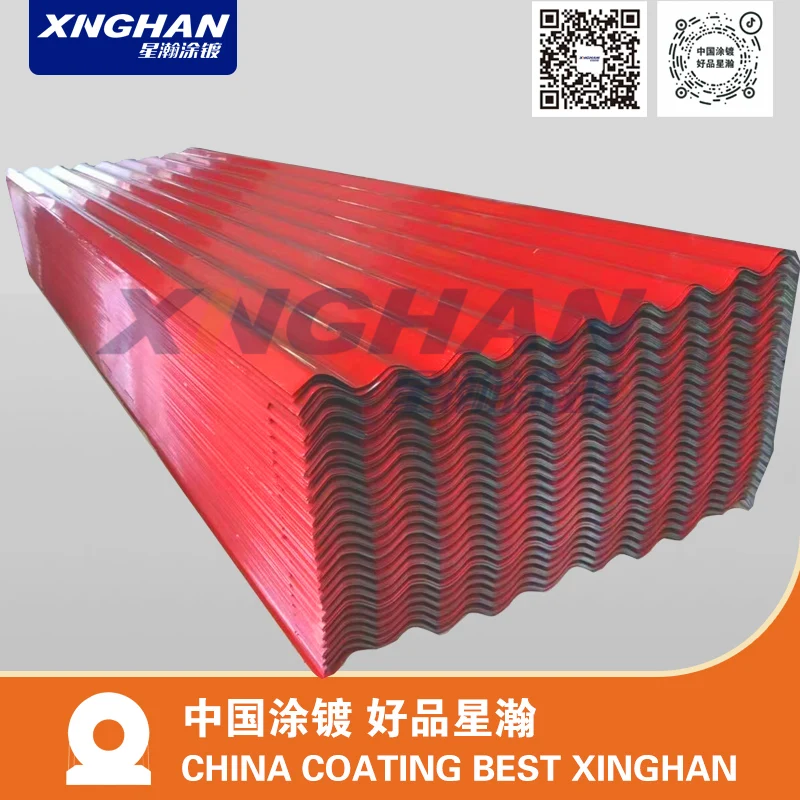 Gi Corrugated Steel Sheet Roofing Sheet Prepainted Corrugated Gi Color ...