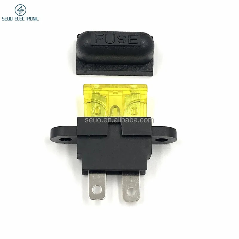 PTF45 Vertical Fuse Holder for 5x20mm Panel Mount Fuse, Ideal for ...