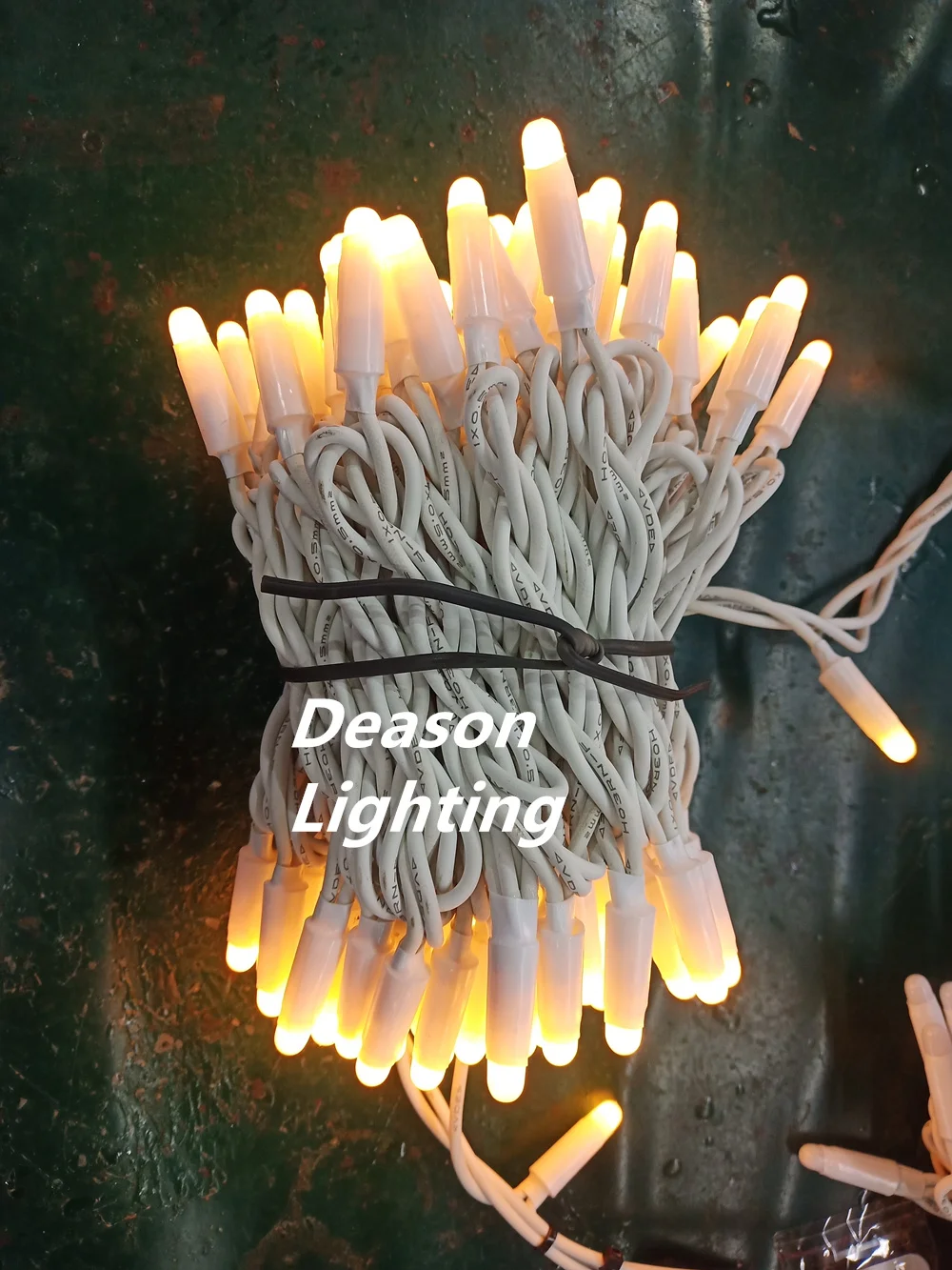 LED Fairy String Lights Waterproof RGBW Outdoor Light Bulb String ...