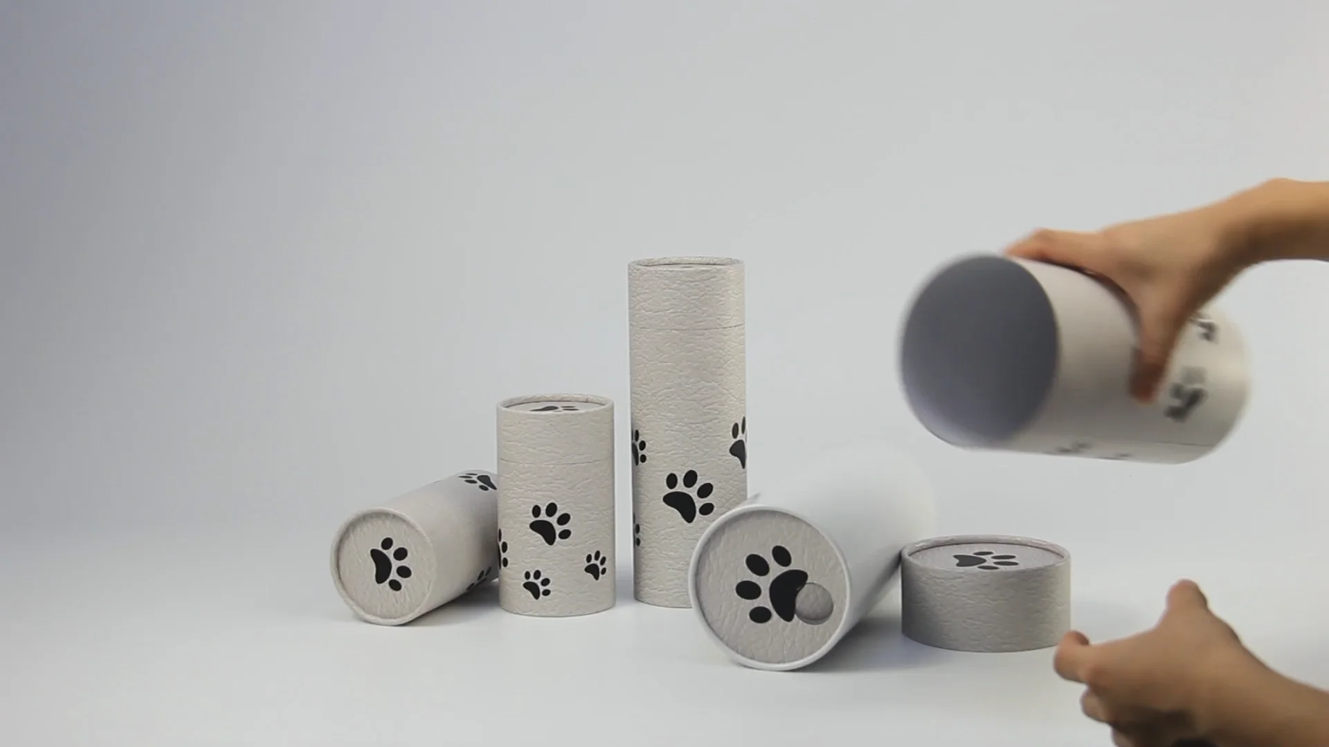 Wholesale Customized Biodegradable Animal Paw Printed Cremation Pet Urn ...