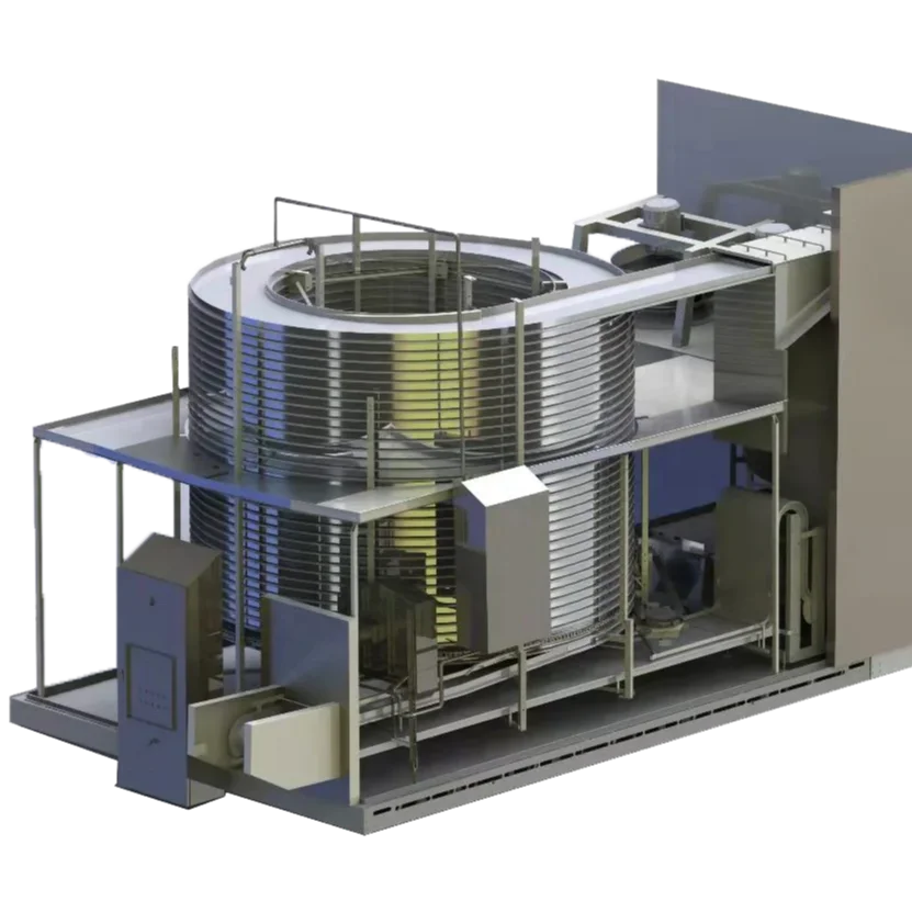 The Most Sanitary And Efficient Spiral Freezer With Self-stacking ...