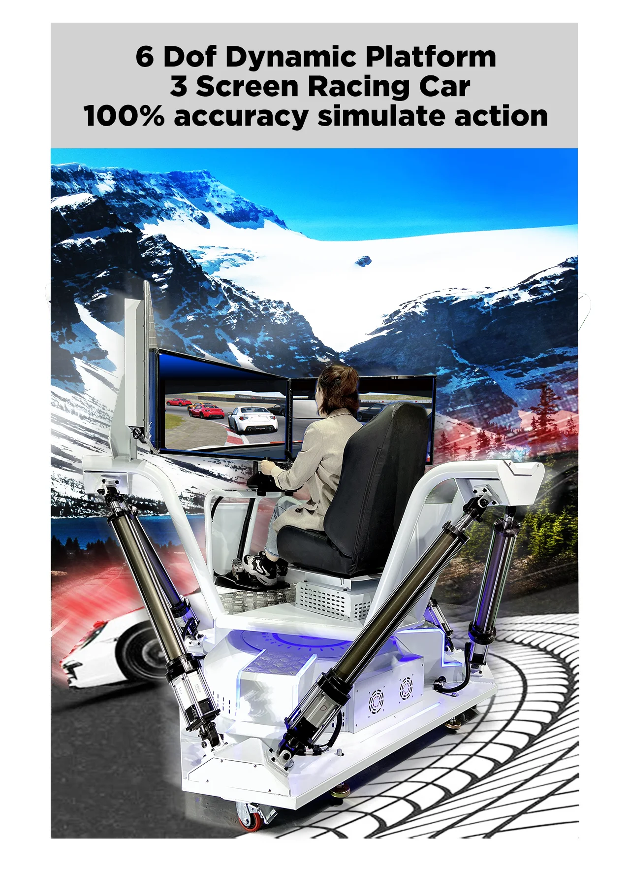 F1 Racing Car Driving Simulator Vr Car Racing Simulator for Sale ...