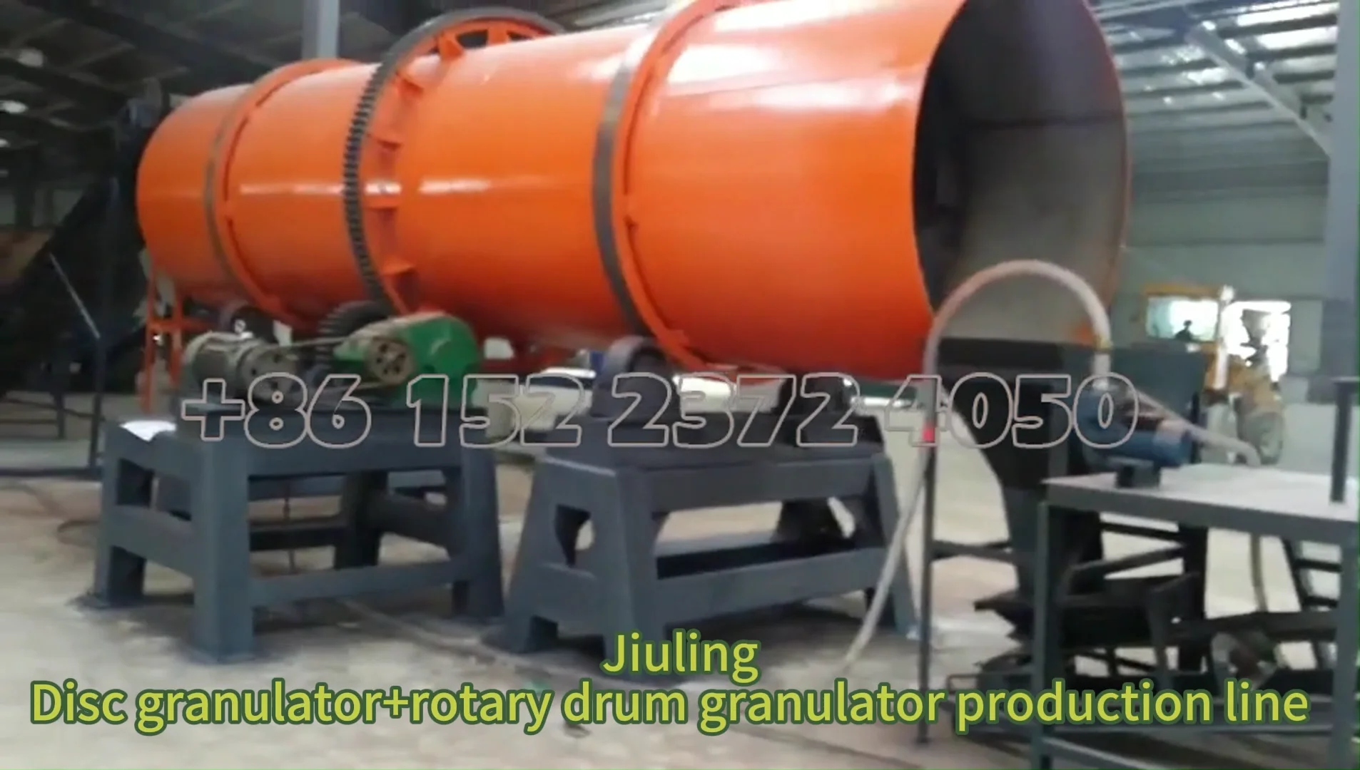 1t-5t/h Vermicompost Organic Fertilizer Granule Machine Simple ...