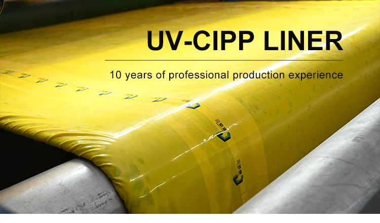 Dn300 4mm Round Shape Bad Structural Pipeline Small Size Uv Cipp Pipeline Lining Hose Cure In ...