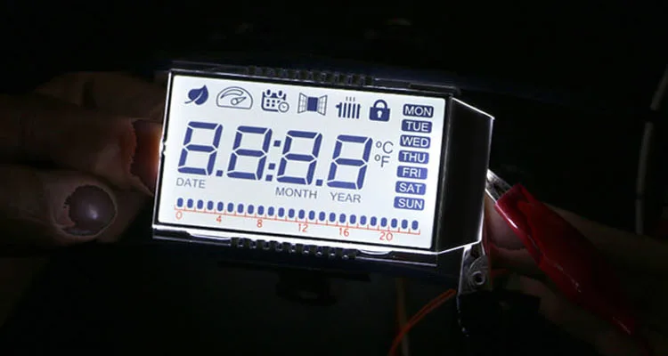 Small Dimension 7 Segment TN Mono Calculator LCD Display