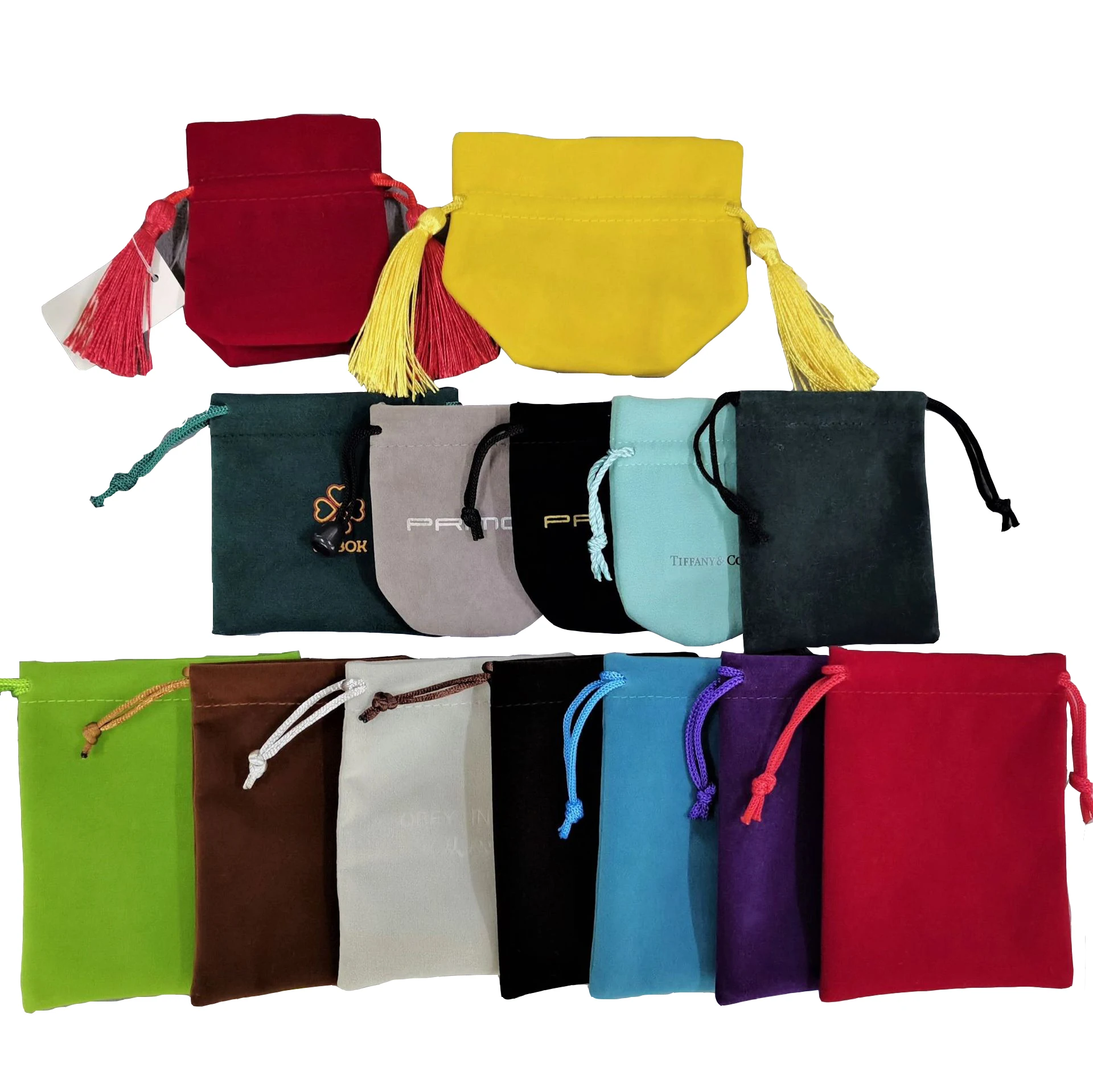 Drawstring Flannel Bag Fine Dust Bag High-grade Packaging Jewelry ...