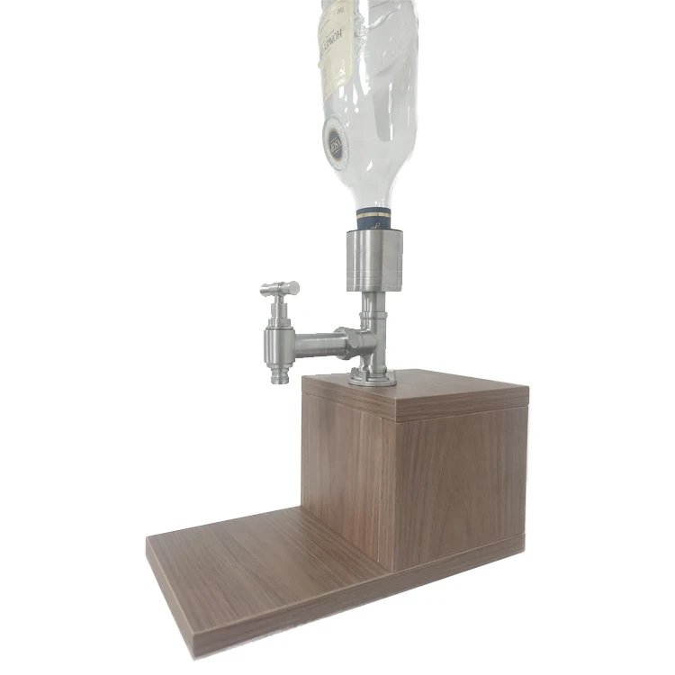 Wooden Whisky Box With Tap Shot Wine Bottle Dispenser - Buy Shot Bottle ...