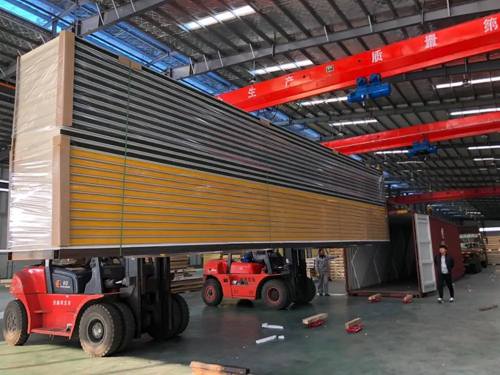 Insulated Pu Polyurethane Foam Sandwich Wall / Roof / Ceiling Panels ...
