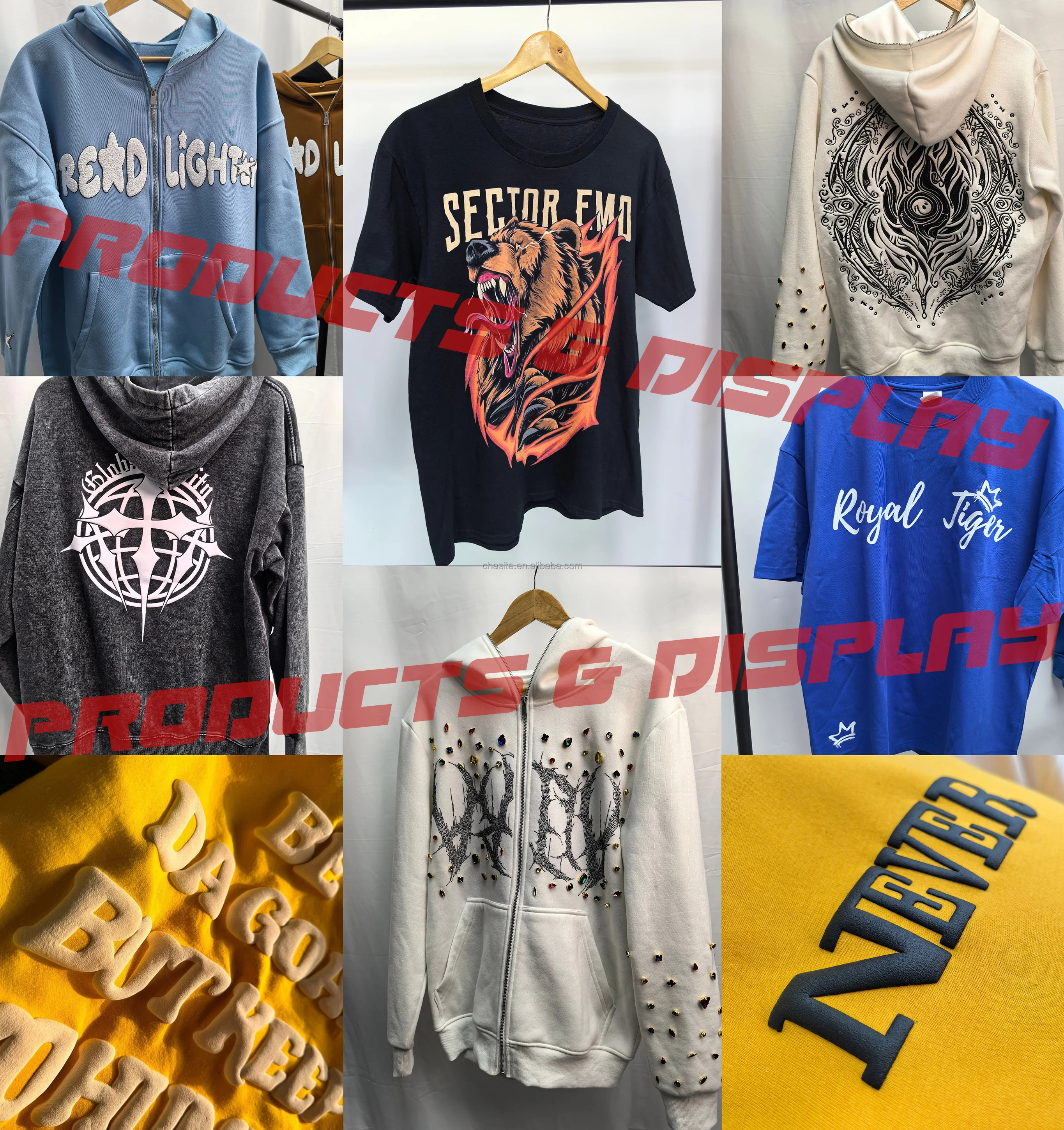 Shop High Quality Custom 100%cotton T-Shirts with 3D Puff Print Logo