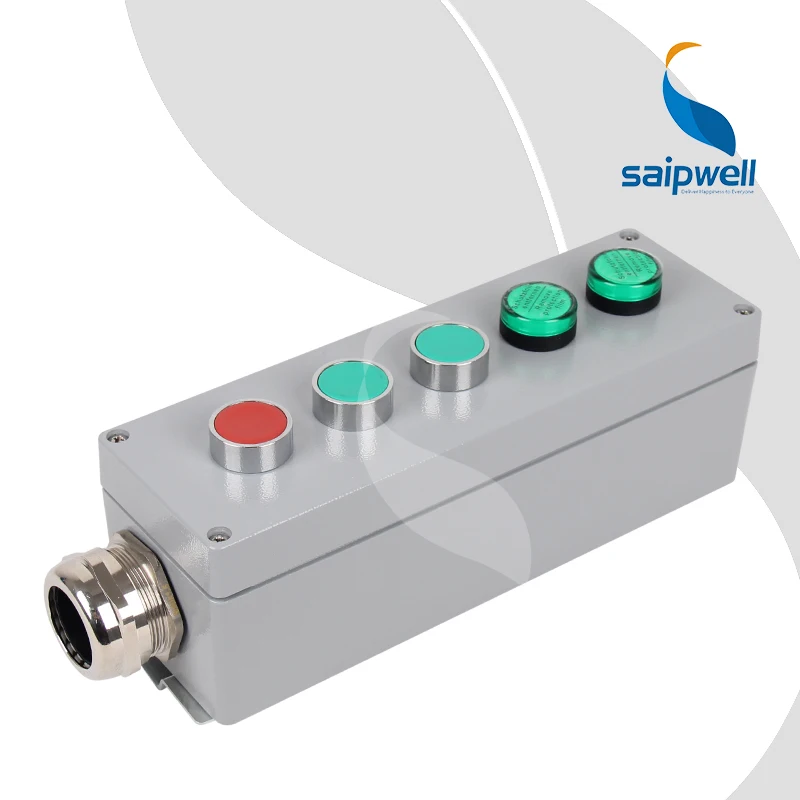 Portable Control Box Plastic Waterproof Remote Control Push Button ...