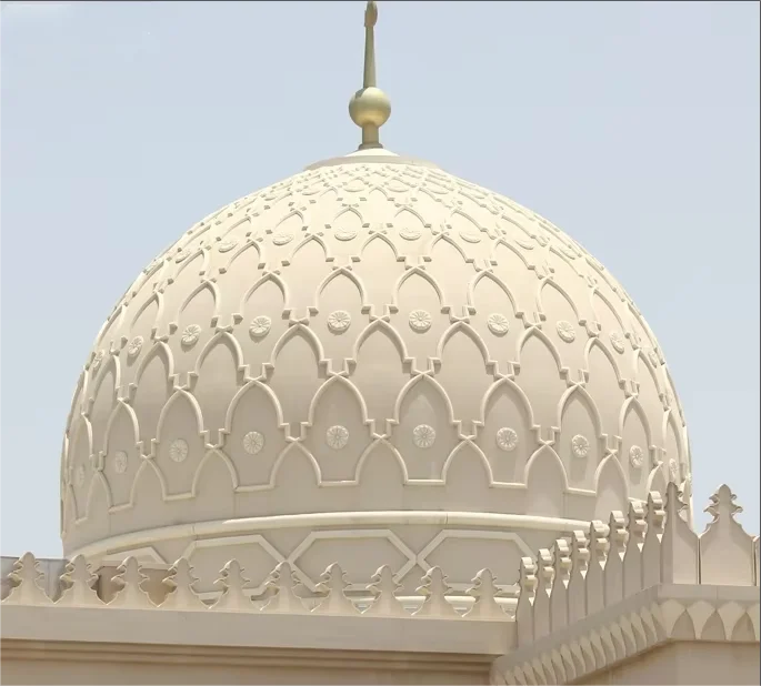 GRC Fiberglass Reinforced Islamic Domes for Church Building Decoration