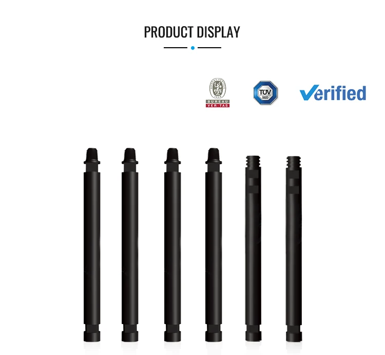 KAIQIU Factory API 2 3/8 Reg Rod D76 /89/114/127/152 Drill Pipe 1.5M 2M ...