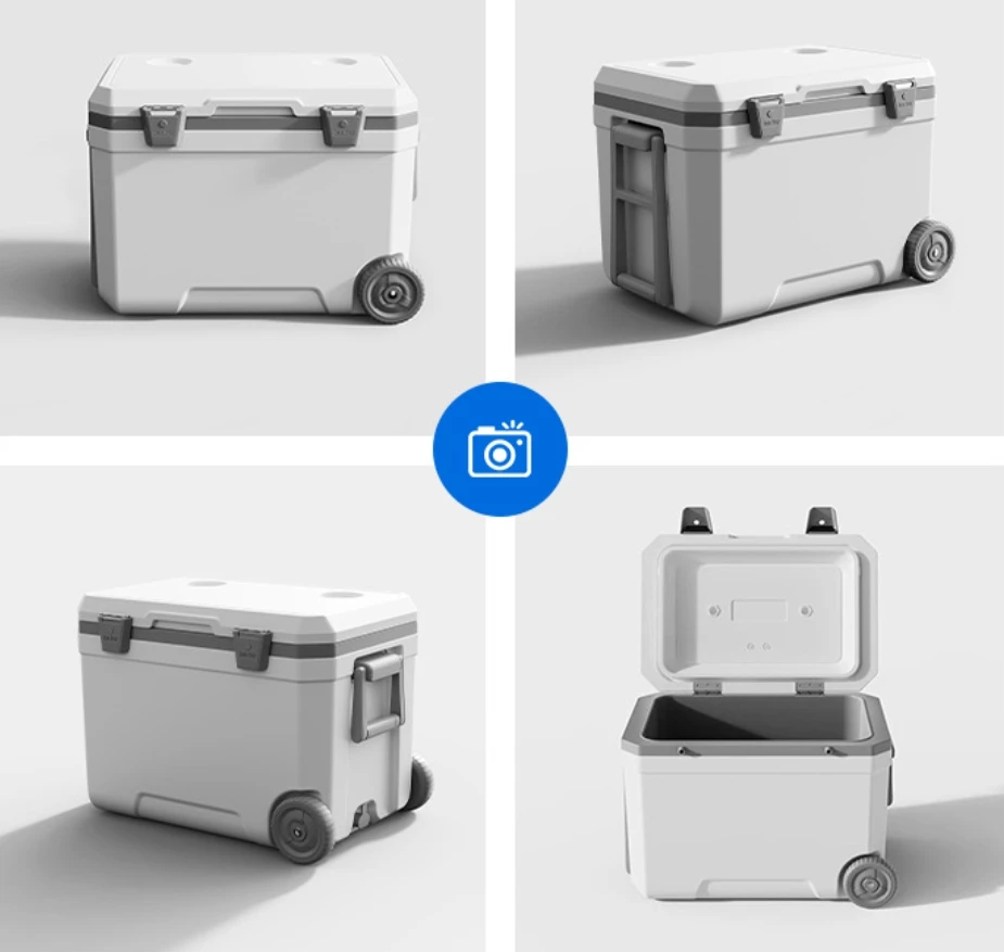 Custom Yeti Large Portable 45l Cooler Square Plastic Ice Chest Food ...