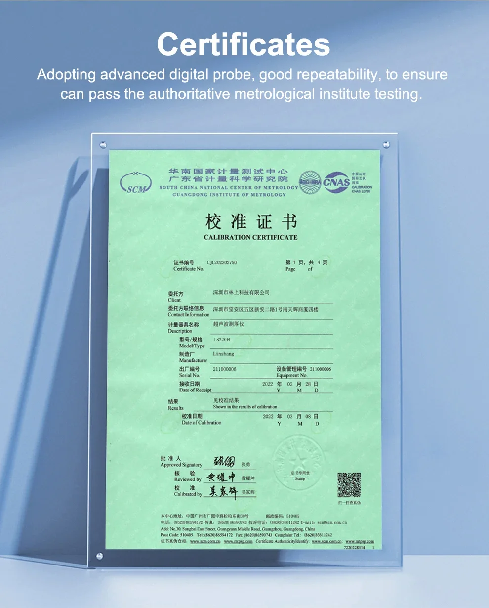 Customized LS220H Digital Integral DFT Gauge for Paint Coating ...