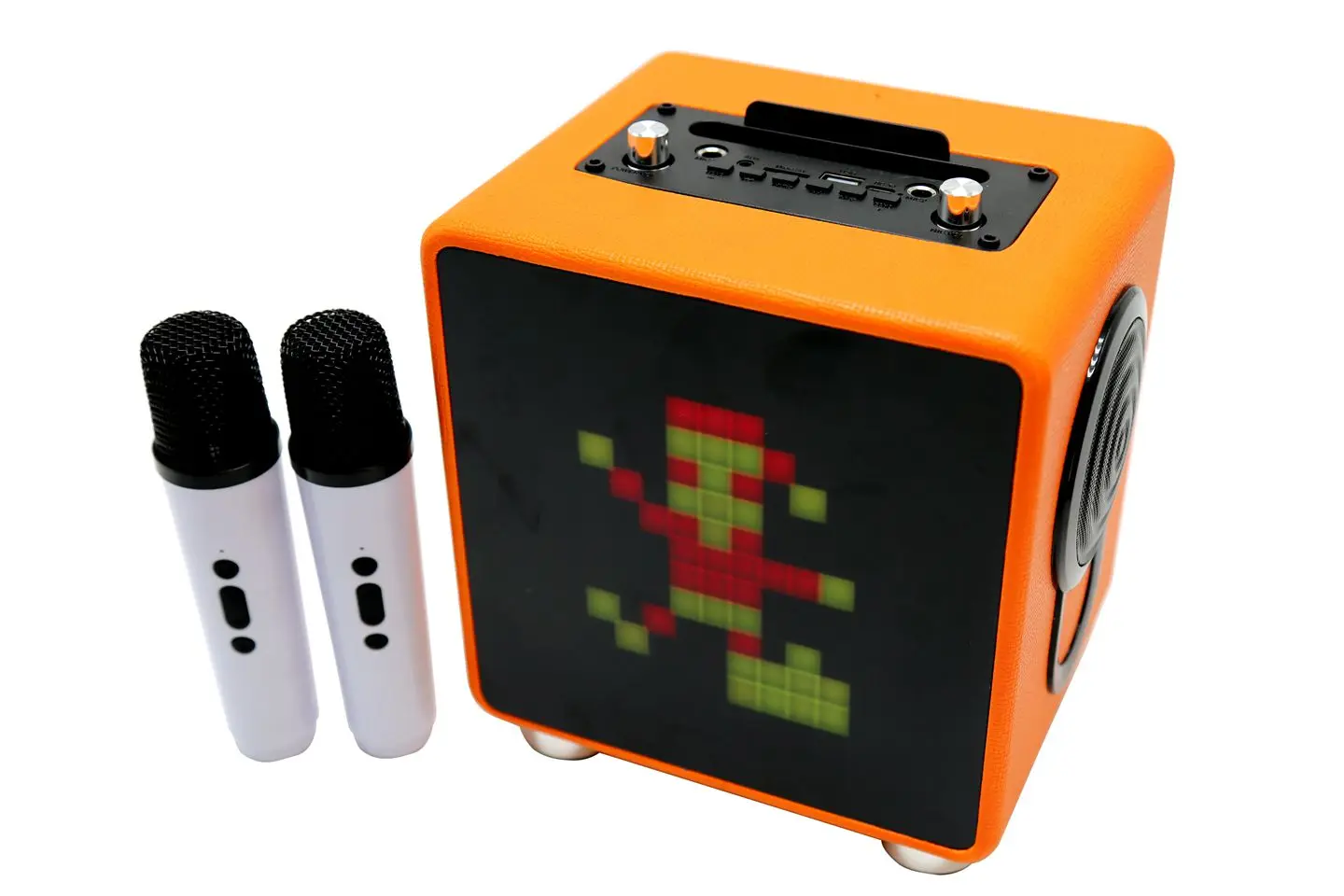 Pixel Art Speaker Kbq-2206 Portable Wireless Speaker Bt Powerful Bass ...