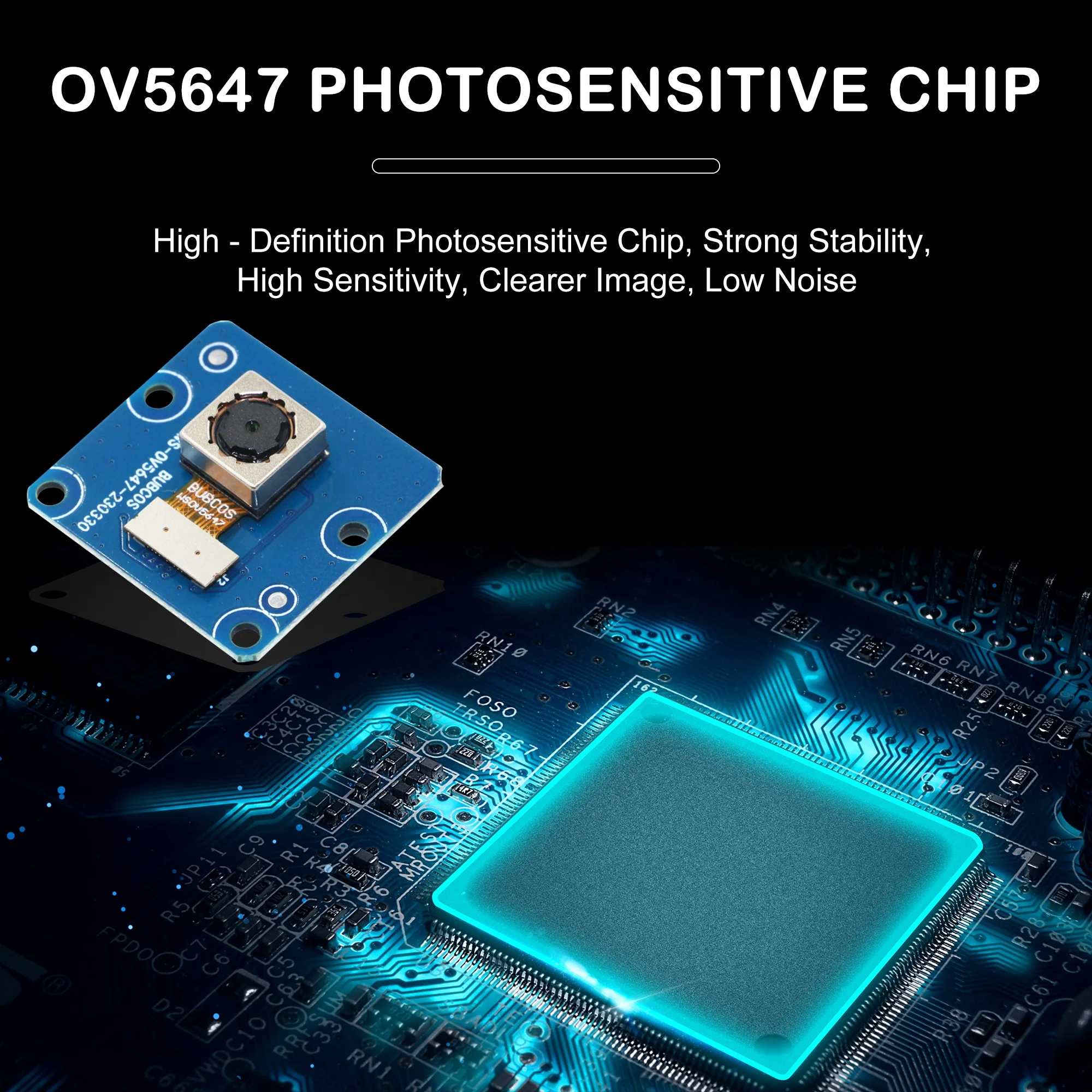 Raspberry Pi Camera Module - 5MP OV5647 Wide Angle Lens