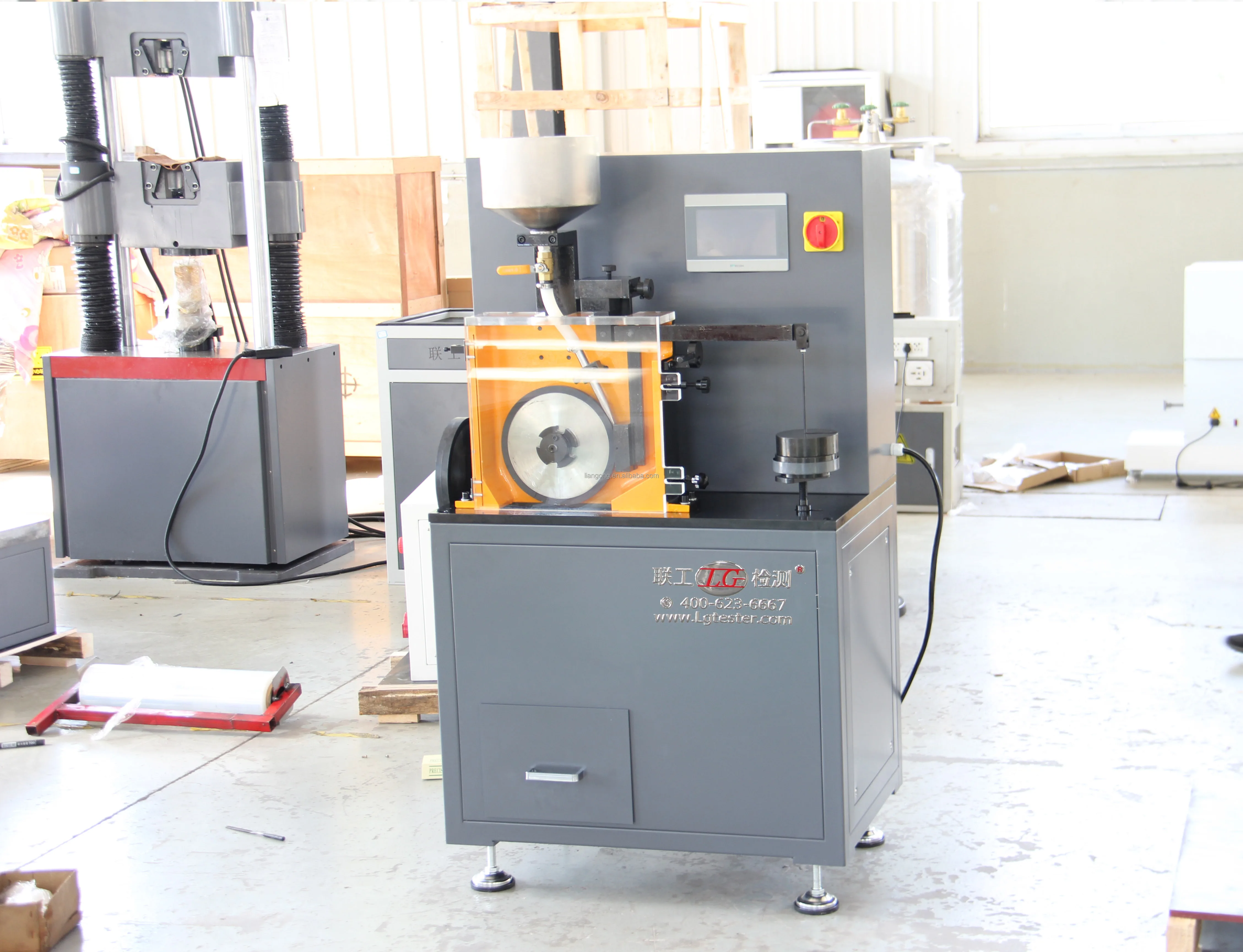 ASTM G65 Dry Sand and Rubber Wheel Abrasion Testing Equipment LGM-130