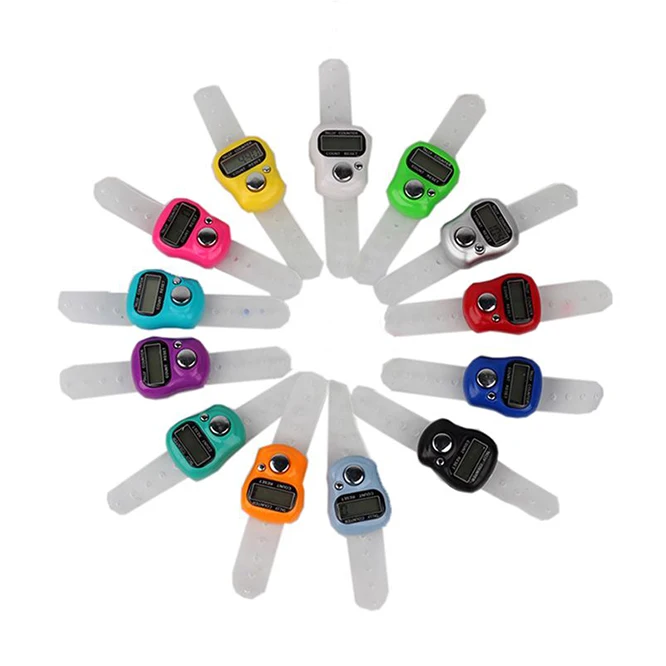 Wholesale Plastic LCD Finger Counter Tasbih Digital Electronic Tally ...
