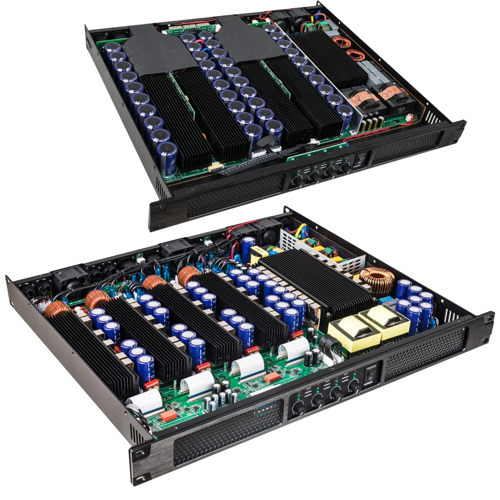 Digital Audio Power Amplifier Professional 4 Channels Class D Subwoofer ...