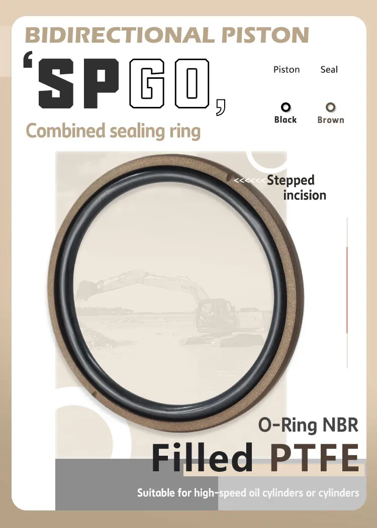 标准尺寸液压缸密封圈spgo 90*6.3聚四氟乙烯活塞密封 - Buy 液压缸密封圈,Spgo活塞密封件用于挖掘机,90*6.3 Ptfe ...