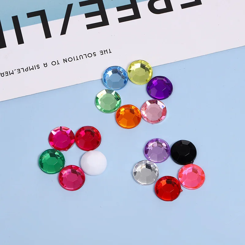 Factory Wholesale Table Acrylic Flat Bottom Drill Flat Cut Loose ...