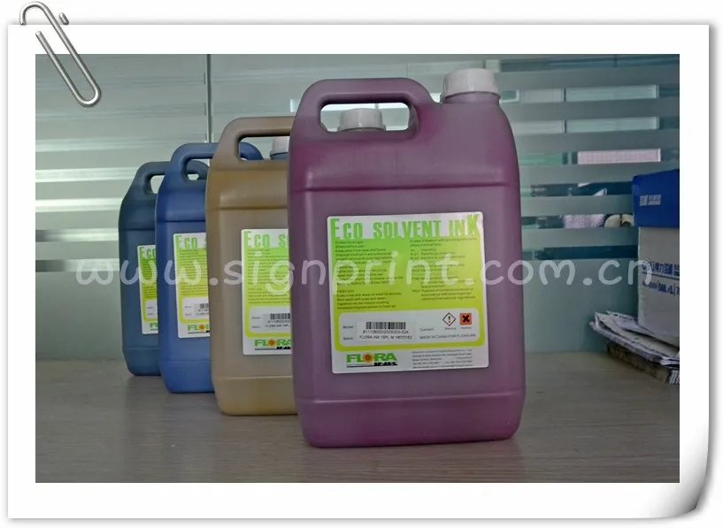 Eco Solvent Ink for Flora LJ 320P Polaris Printer ,Flora Original Eco ...