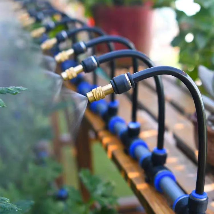 Pressure Misting Mist Fog Nozzle Kits Hose Only Cooling Water Hose Pipe ...