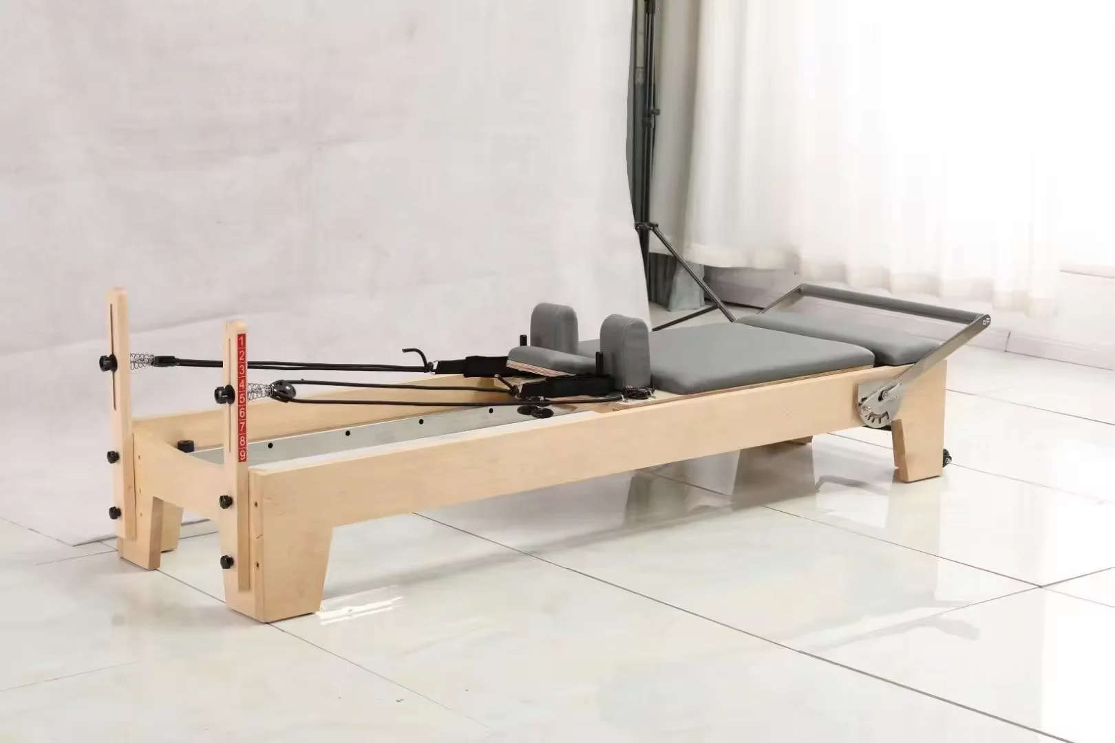 Professional Reformers Pilates Oak Wooden Pilates Reformer Professional ...