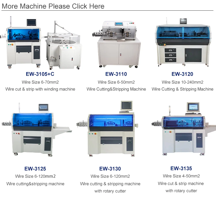 Ew-3010+s Fully Automatic Cable Wire Cut Strip And Print Machine 0.1 ...