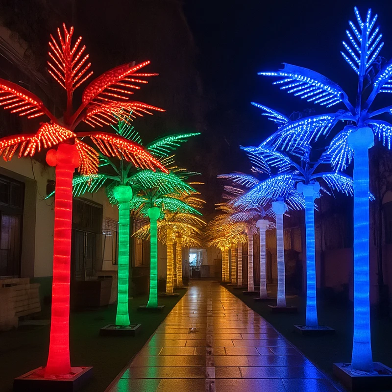Alibaba.com: Waterproof LED lighted coconut tree, outdoor holiday palm ...