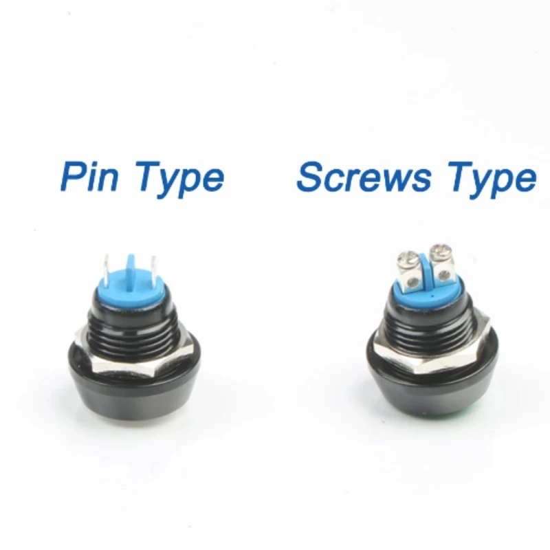 Push Button Switch 12mm Small Waterproof Self-reset Switch Round Power ...