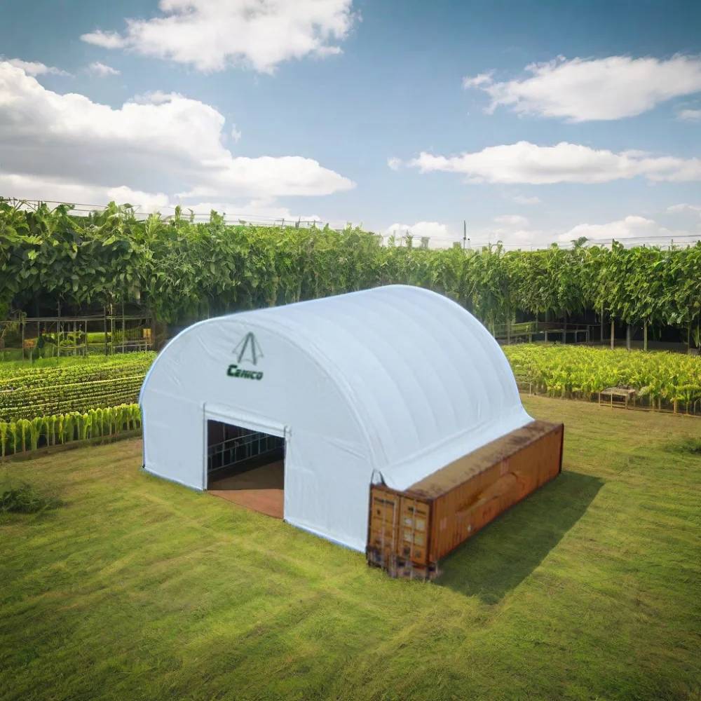 40m Steel Double Truss Container Shelter, Warehouse Tent| Alibaba.com