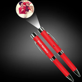 Personalized Customized Electronic Light Up Projection Ballpoint Pen ...