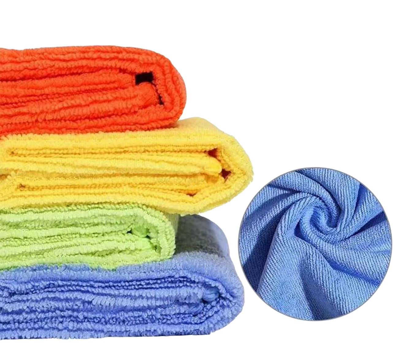 80% Polyester 20% Polyamide Microfiber Cleaning Cloth Warp Knitted ...